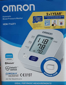 OMRON HEM-7143T1 Digital Bluetooth Bp Monitor - OMRON : Flipkart.com