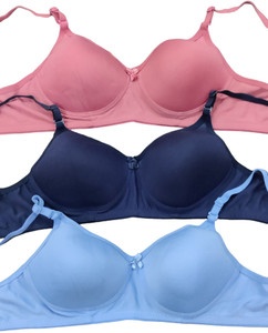 Piylu Combo pack Of 3 Women Cami Bra Lightly Padded Bra - Buy Piylu Combo pack Of 3 Women Cami ...