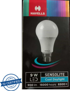 HAVELLS 9 W Motion Sensor Round B22 LED Bulb Price in India - Buy HAVELLS 9 W Motion Sensor ...