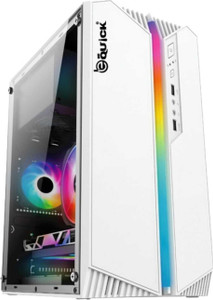 bequick white walker computer case Cabinet with USB 2.0 and USB 3.0 Ports Compatible with ...