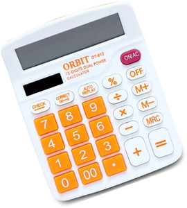 Flipkart.com | ORBIT 12 Digit LCD Display Solar Battery Dual Power Financial Dedicated ...