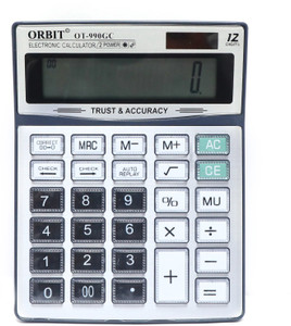 Flipkart.com | Villy Orbit Financial and Business Office Calculator with 12 Digits Big Display ...