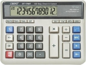 Flipkart.com | ORPAT OT 1700T OT 1700T Basic Calculator (12 Digit) Basic Calculator - Basic