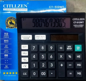 Flipkart.com | NSW Peniwala Basic advanced office and home use dual Power black calculator ...