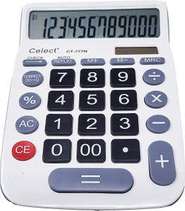 Flipkart.com | Celect CT-777N 1 Celect 12 Digit Electronic Calculator | 2 Way Power | Large ...