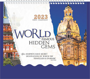 ARGS PAPER PLUS 1513 - WORLD FAMOUS HIDDEN GEMS 2023 Table Calendar Price in India - Buy ARGS ...
