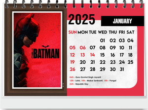 ESCAPER Superhero Legends Calendar 2025 2025 Table Calendar Price in ...