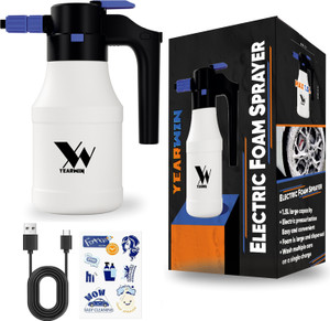 Yearwin Foam Sprayer For Car & Bike 1.5L USB Rechargeable Cordless Pressure Washer Price in ...