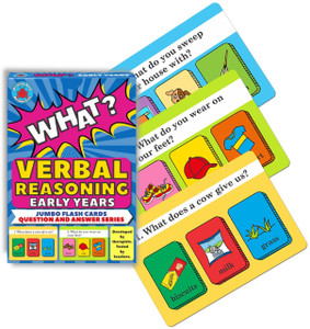 Brainy Bug Resources 30 jumbo flashcards to learn What? questions; Verbal reasoning deck - 30 ...