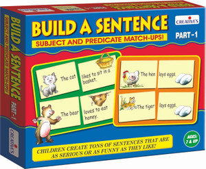 Creatives Build a Sentence Part-1 Children Learning Cards Game for Kids ...