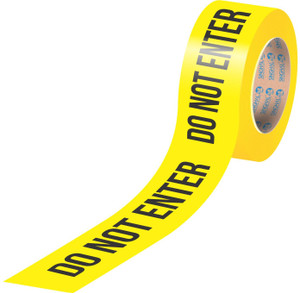 Flipkart.com | Singhal Do Not Enter Barricade Tape 3 Inch X 300 Meter Yellow with Bold Black ...