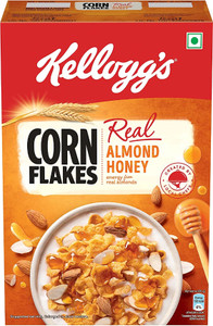 Kellogg's REAL ALMOND HONEY Flavour CORN FLAKES Box Price in India - Buy Kellogg's REAL ALMOND ...