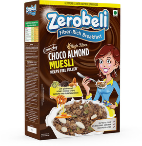 Zerobeli Chocolate Almond Muesli with Seeds Box Price in India - Buy Zerobeli Chocolate Almond ...