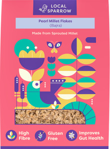 Local Sparrow Sprouted Bajra Flakes| Bajra Poha| Millet poha Box Price in India - Buy Local ...