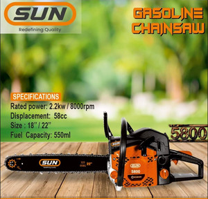 SUUN SUN 5800 22 INCH PETROL CHAINSAW Cordless Chainsaw Price in India - Buy SUUN SUN 5800 22 ...