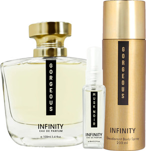INFINITY Gorgeous EDP Perfume 100ml,Gorgeous Deodorant 200ml,Musk Noir Pocket Perfume 8ml Price ...