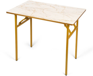 SHREE HARI QUALITY FIRST Multi-Purpose Portable & Foldable Wooden Computer Table with Metallic ...