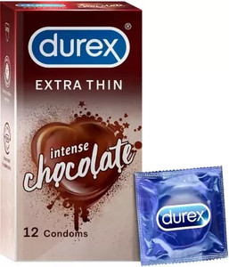 DUREX Extra Thin Intense Chocolate Flavoured Condoms Condom Price in India - Buy DUREX Extra ...