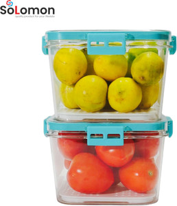 Solomon Plastic Grocery Container - 1400 ml Price in India - Buy Solomon Plastic Grocery ...
