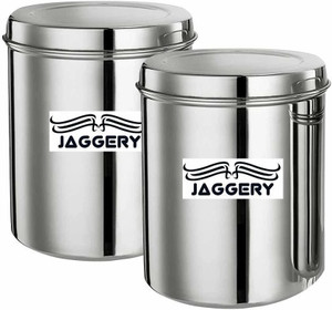 JAGGERY Steel Grocery Container - 4 L Price in India - Buy JAGGERY Steel Grocery Container - 4 L ...