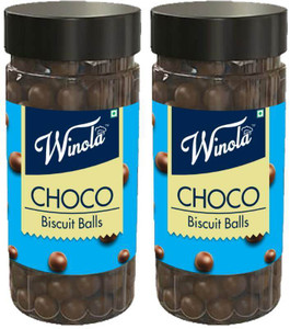 Winola Milk Choco Biscuit Balls Chocolate Munchies (100 gm) each Cream Cracker Biscuit Price in ...