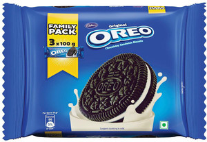 Cadbury Oreo Original Chocolatey Sandwich Biscuit Family Pack, 300g Cream Cracker Biscuit Price ...