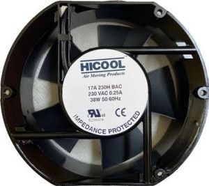 Enormity HICOOL 17A230HBAC Axial Fan 230V-38W 0.25A DC Air cooling Fan 172*150*51mm 2Pin Fan ...