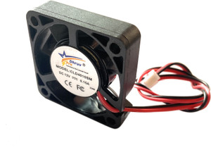 DHRUV-PRO 12V 40X40X10-MM 1.5inch 6000-RPM 12V Cooling Cabinet Fan Fan Square Cooling Fan ...