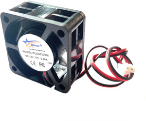 DHRUV-PRO 12V 40X40X20-MM 1.5inch 7000-RPM 12V Cooling Cabinet Fan Fan Square Cooling Fan ...