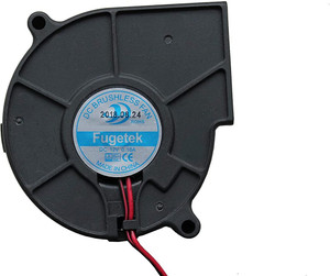 DHRUV-PRO 12V DC Brushless Blower Cooling Fan with 2-Pinned 2-Ball bearing US Supported Cooling ...