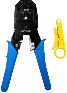 RAYMAX 5210 3in1 Modular Crimping Tool for RJ45, RJ12, RJ11, CAT5,LAN Connectors(Multicolor ...