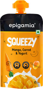 EPIGAMIA Squeezy Mango, Carrot & Yogurt Fruit Drink Flavored Yogurt ...