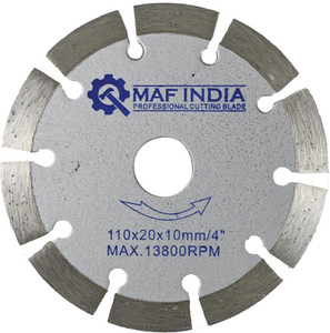 Maf Pro Marble Cutting Blade – 4" / 110mm Diameter Professional Quality, (Pack of 1) Metal ...
