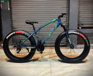 BOMBAY'S M-FASTER JAGUAR FAT BIKE|ORIGINAL 21 SHIMING GEARS|F. SUSPENSION|WATER DECALS 26 T ...