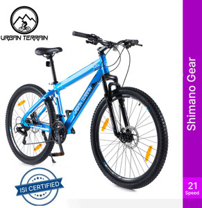 Urban Terrain UT3000S27.5 Steel MTB with 21 Shimano Gear and Installation services 27.5 T Road ...