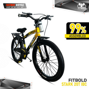 FITBOLD Stark IBC | 20T | Yellow/Black | Age 5-8 Years | 99% Fitted ...
