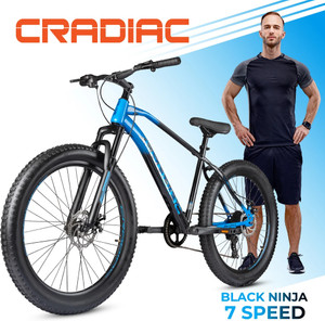 CRADIAC BLACK NINJA 7 | FAT BIKE | DUAL DISC 26 T (inch) Mountain Cycle Price in India - Buy ...