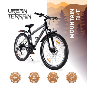 Urban Terrain Mountain Bike 27.5T Shimano Geared Cycles for Men with Disc Brake MTB UT1000 27.5 ...