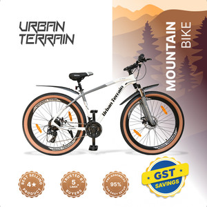 Urban Terrain Aeroblast 27.5T Alloy MTB Cycles Shimano Geared for Men with Dual Disc Brake 27.5 ...