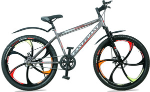 EAST COAST INVINCIBLE MTB Bicycle with Alloy Wheels Dual Disc Front Suspension 26 T Mountain ...