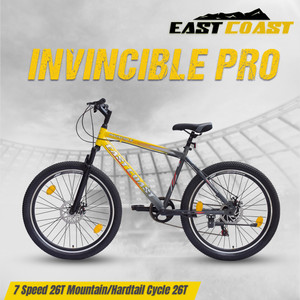 EAST COAST INVINCIBLE PRO 7 SPEED Mountain/Hardtail Cycle 26 T (inch) Mountain Cycle Price in ...
