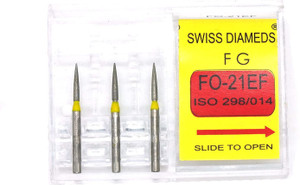 ADDLER DENTAL DIAMOND BUR FO-21EF FG AIR ROTOR SWISS DIA PREMIUM BURS Dental Elevator Price in ...
