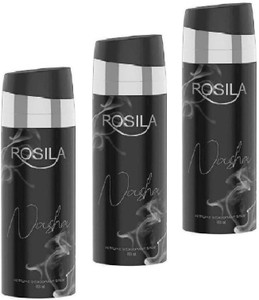 Rosila Herbal Herbal Nasha Black Deodorant Each 200ml pack_3 Deodorant Spray - For Men - Price ...