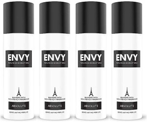ENVY 1000 ABSOLUTE DEODOERANT SPRAY 120MLX4 Deodorant Spray - For Men - Price in India, Buy ENVY ...