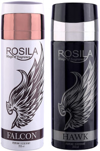 Rosilla Falcon & Hawk Deodorant Body Spray 200ml Pack of 2 Body Spray - For Men - Price in India ...