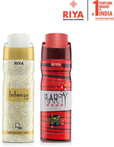 RIYA Intense Gold And Party Wear Body Spray Deodorant Pack Of 2 200 Ml ...