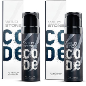 Wild Stone CODE Platinum Body Perfume Combo for Men (120 ml each) Perfume Body Spray - For Men ...
