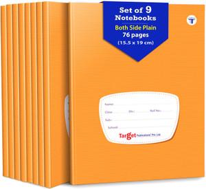 Target Publications Both Side Blank Notebooks for Kids, School & Office ...