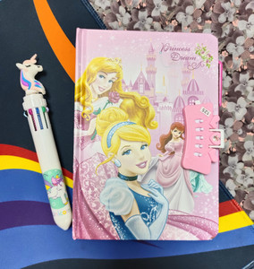 Paper Bear Disney Princess Regular Diary Designer 80 Pages Price in India - Buy Paper Bear ...