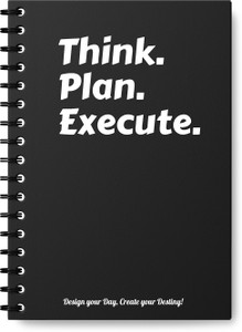 The Papier Ocean Undated Daily Productivity Tracker and Task Organizer A5 Planner/Organizer 80 ...